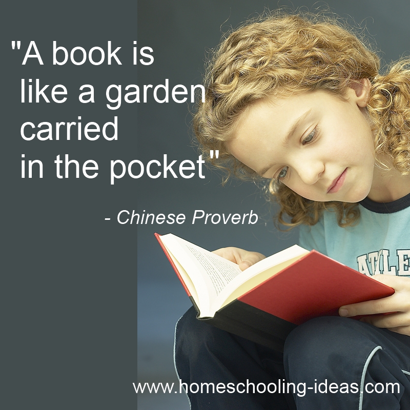 A book is like a garden - Homeschooling Ideas Blog